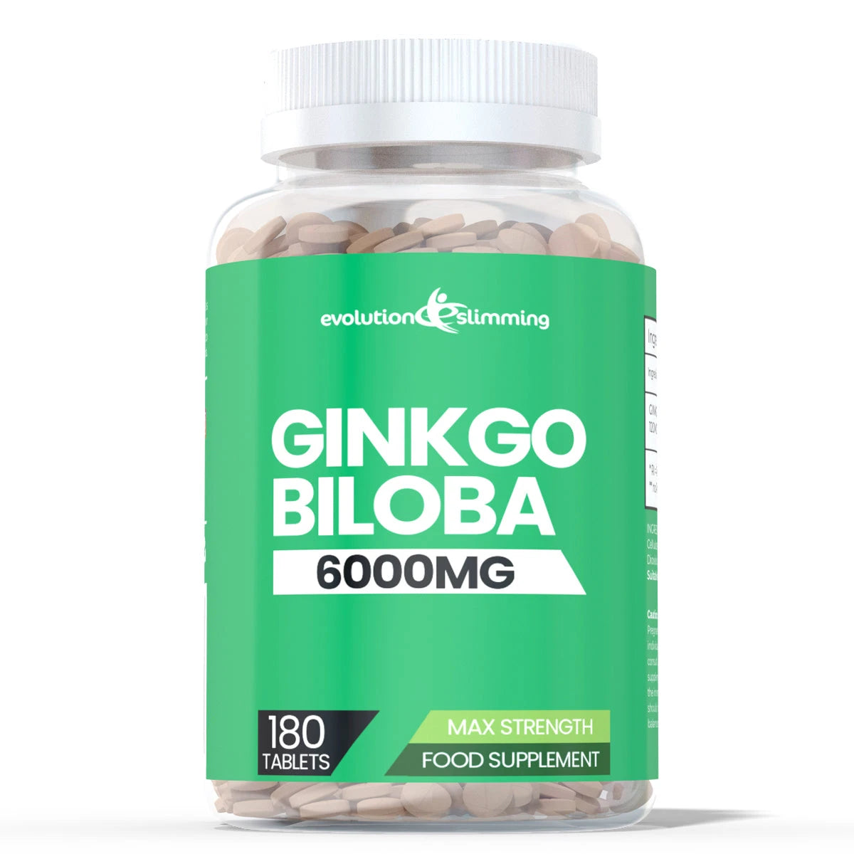 Ginkgo Biloba 6000mg High Strength - 6 month Supply - Evolution ...