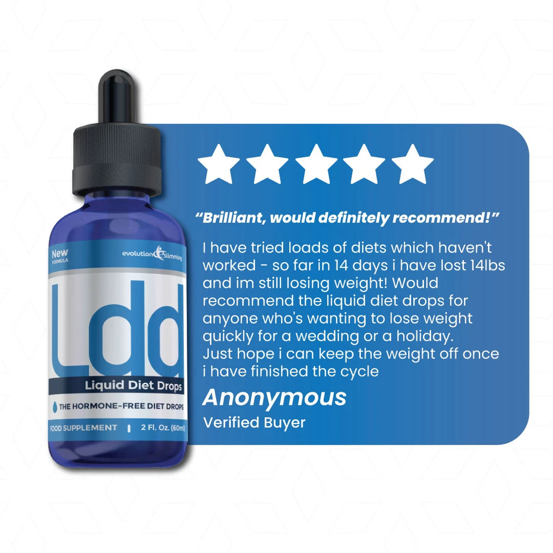 LDD Liquid Diet Drops - Hormone-Free Weight Loss Drops — Evolution Slimming