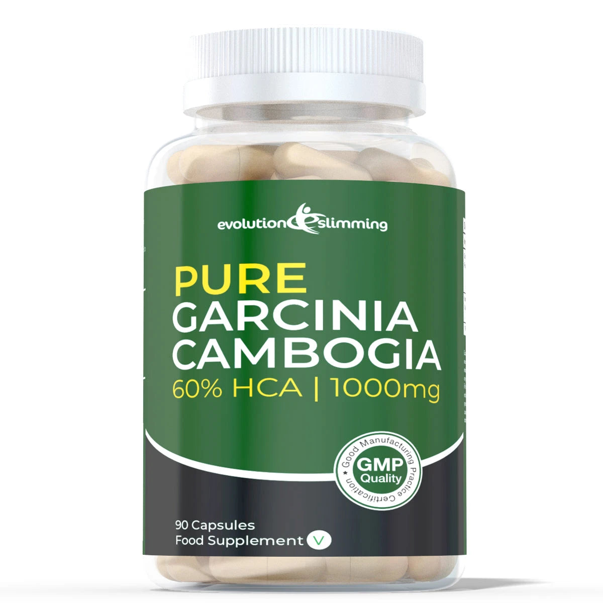 Garcinia Cambogia Pure 1000mg Capsules — Evolution Slimming
